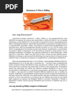Euthanasia Tagalog | PDF