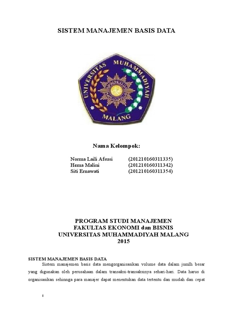 SISTEM BASIS DATA MODERN | PDF