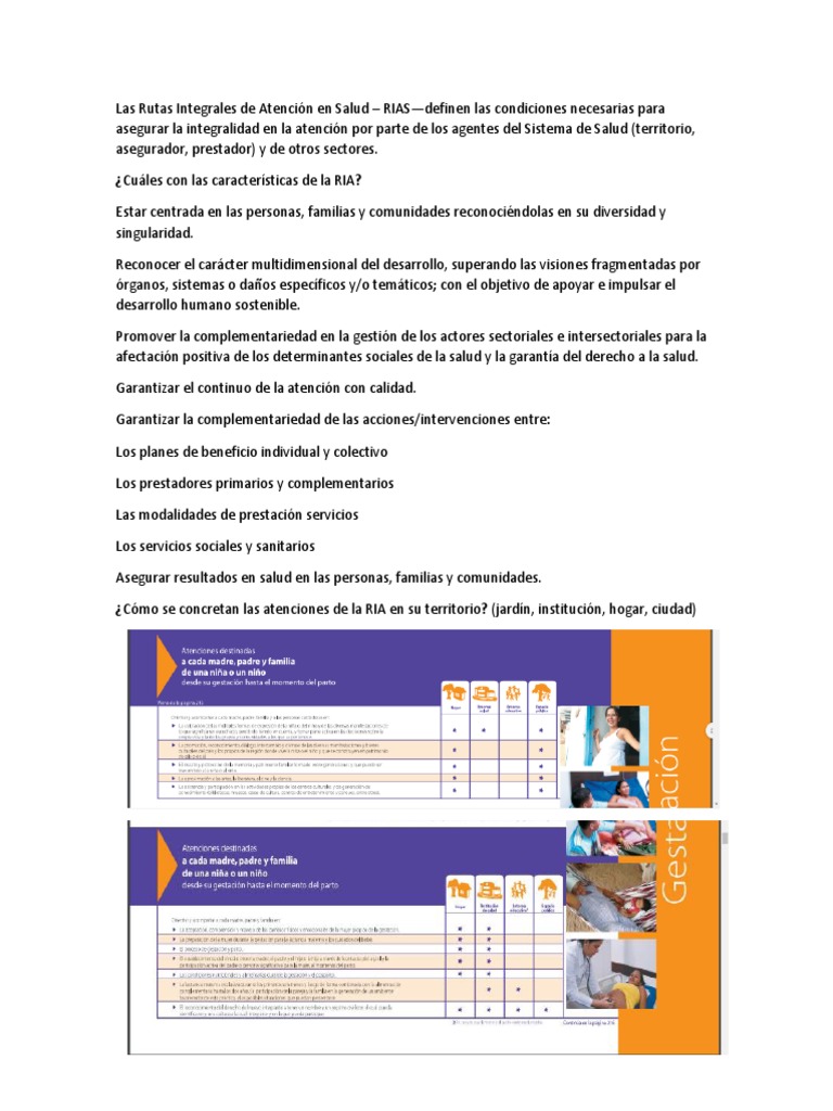 Rutas Integrales de Atención en Salud | PDF | Salud y bienestar | Medicina