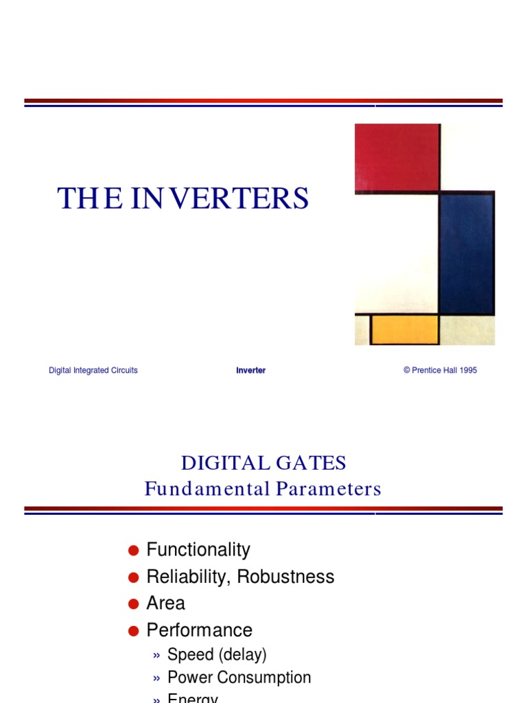 The Inverters: Digital Integrated Circuits © Prentice Hall 1995 | PDF ...