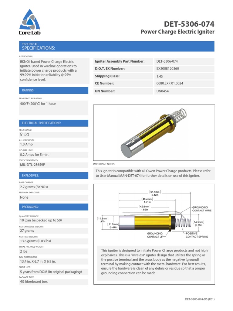 Power Charge Electric Igniter Guide | PDF