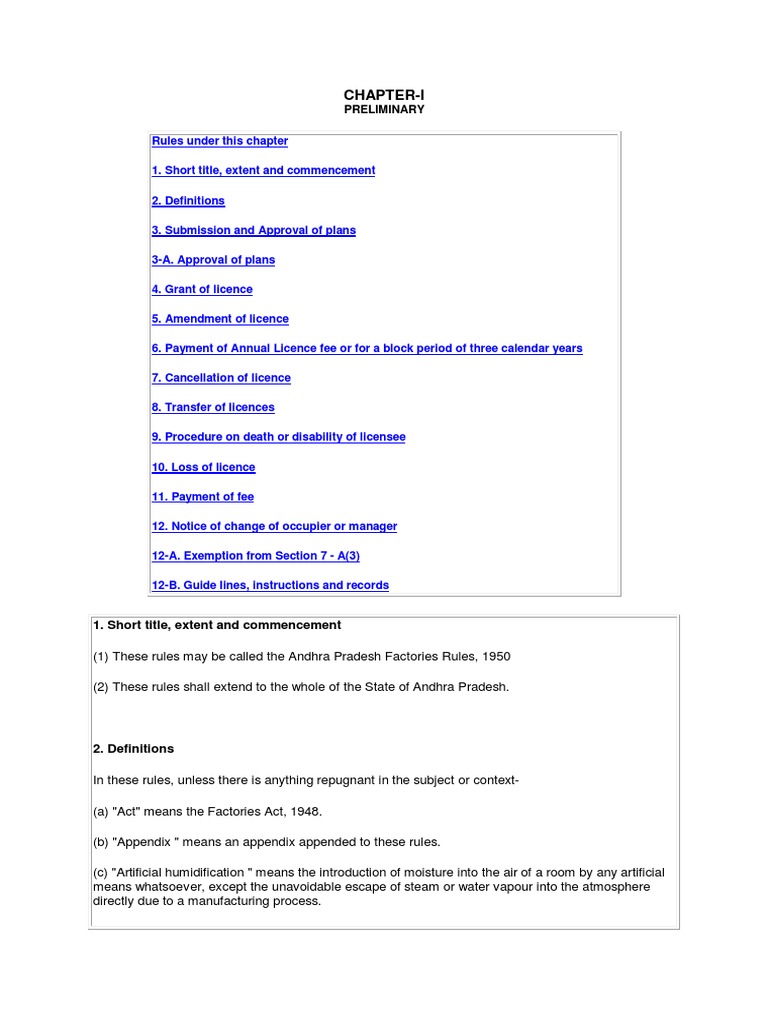 AP Factories Rules | PDF | License | Lighting
