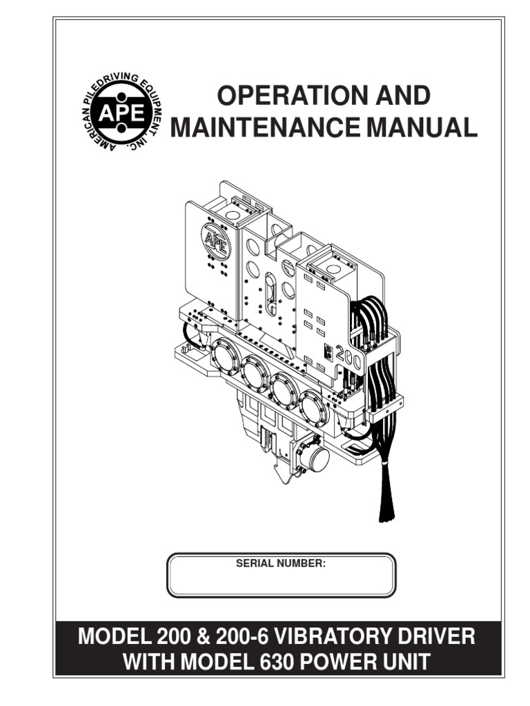 APE - Manual For200, 200T & 200-6-A | PDF | Transmission (Mechanics ...