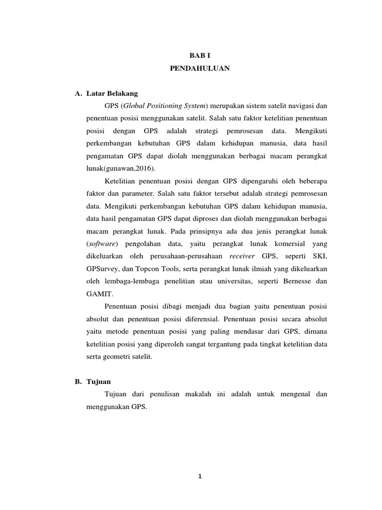 Pengenalan GPS | PDF