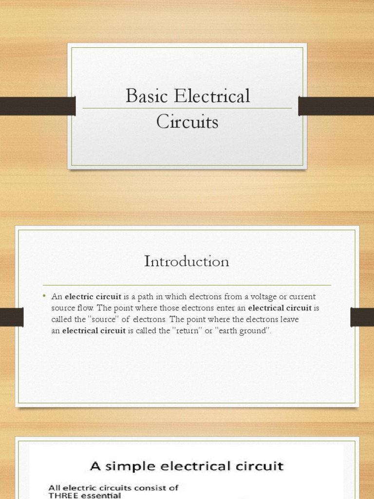Basic Electricity | PDF | Volt | Voltage