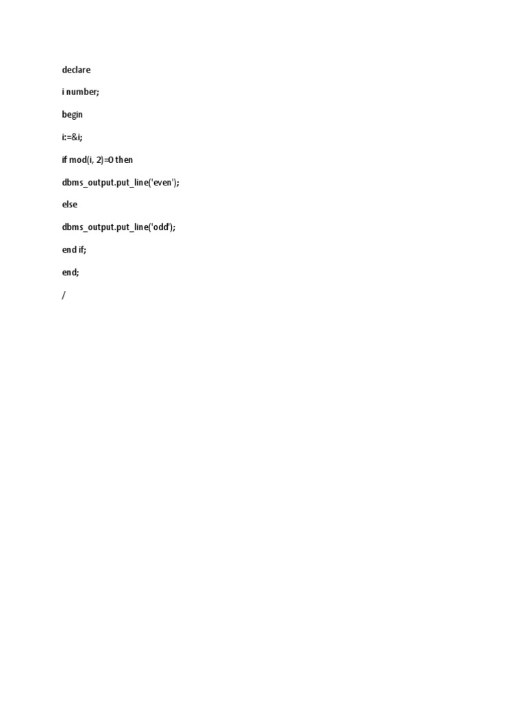 Check Given Number Is Even or Odd | PDF Check Given Number Is Even or Odd | PDF
