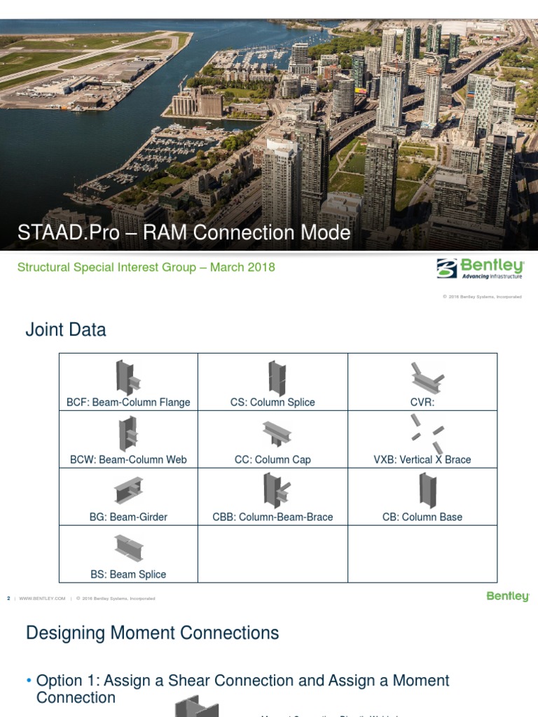 STAAD - Pro - RAM Connection Mode: Structural Special Interest Group ...