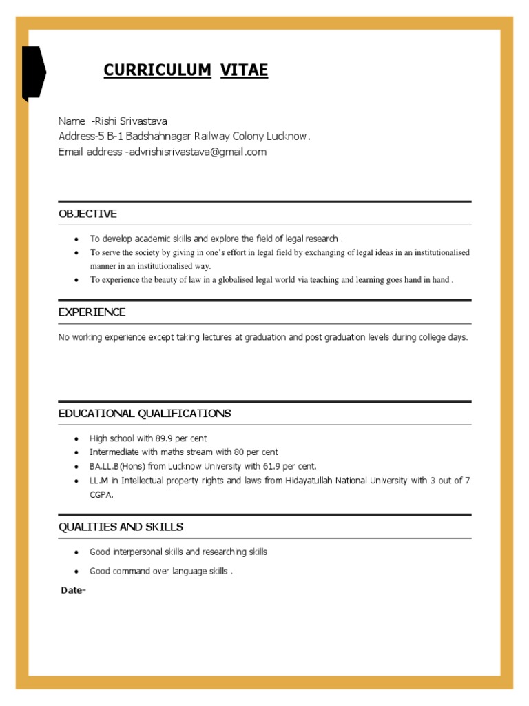 0 - CV Rishi Srivastava | PDF