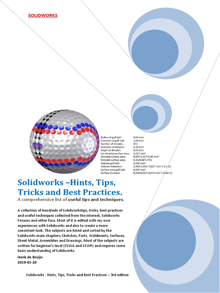 SolidworksTips 3rd Edition | PDF | Metal Fabrication | Windows Registry