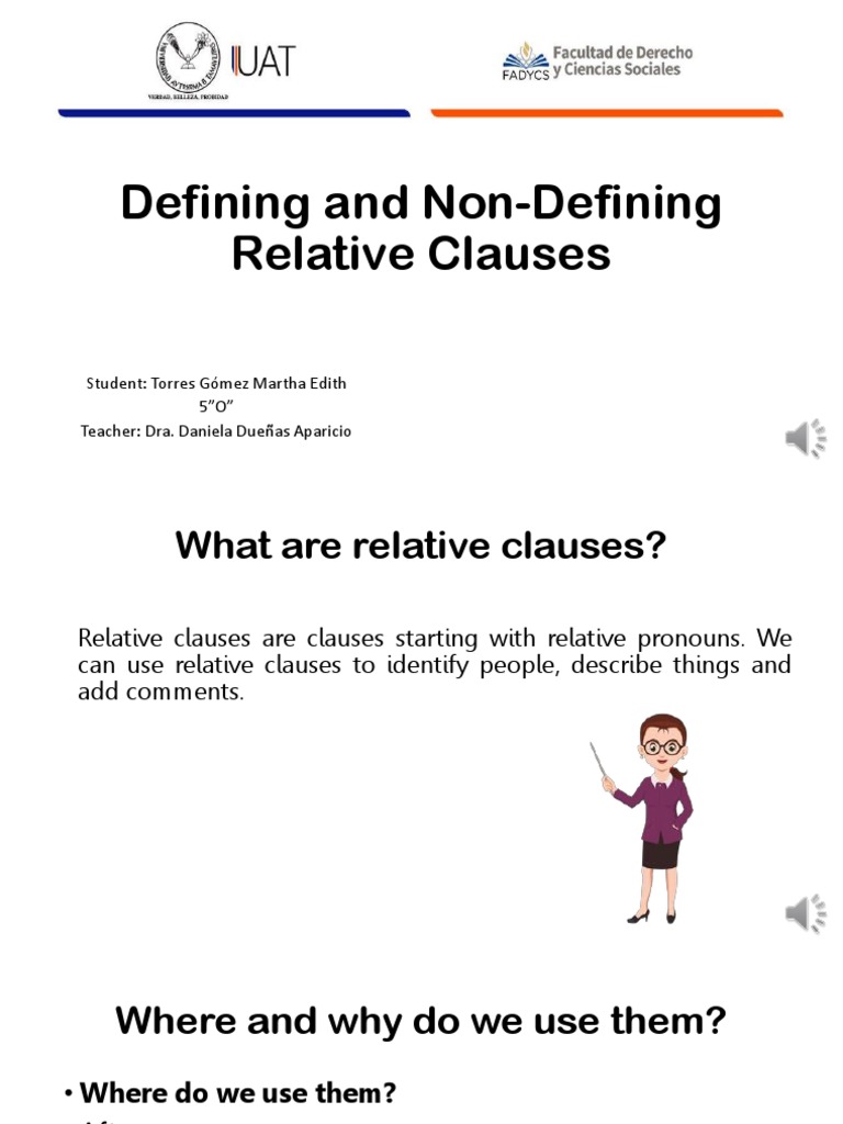 Understanding Relative Clauses | PDF | Clause | Subject (Grammar)