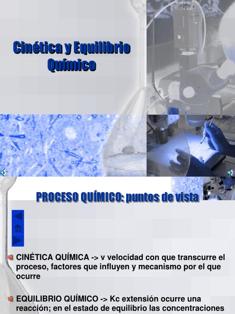 Cinetica y Equilibrio Quimico | PDF | Catálisis | Equilibrio químico