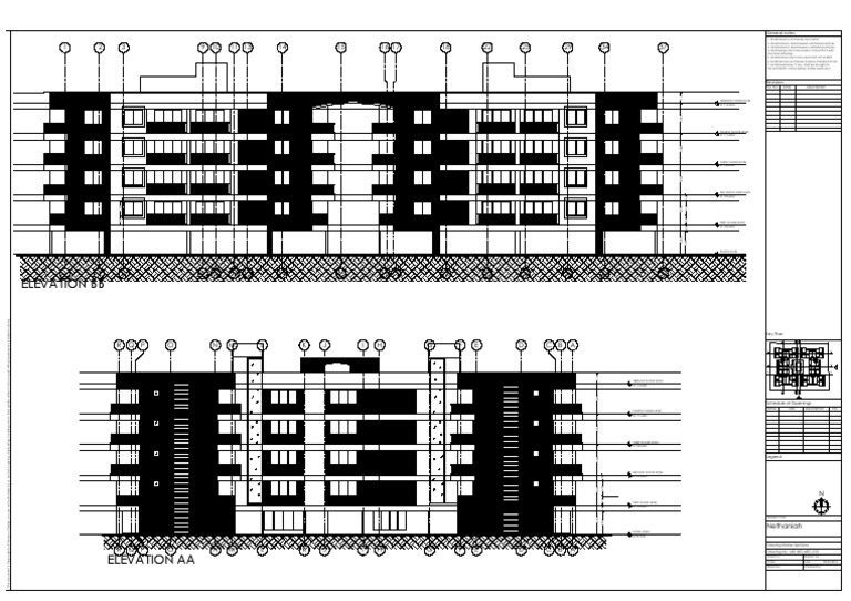 Elevation BB: General Notes | PDF