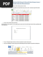 Cara Format Teks Dan Angka Data Mail Merge Di Microsoft Word - Computer ...