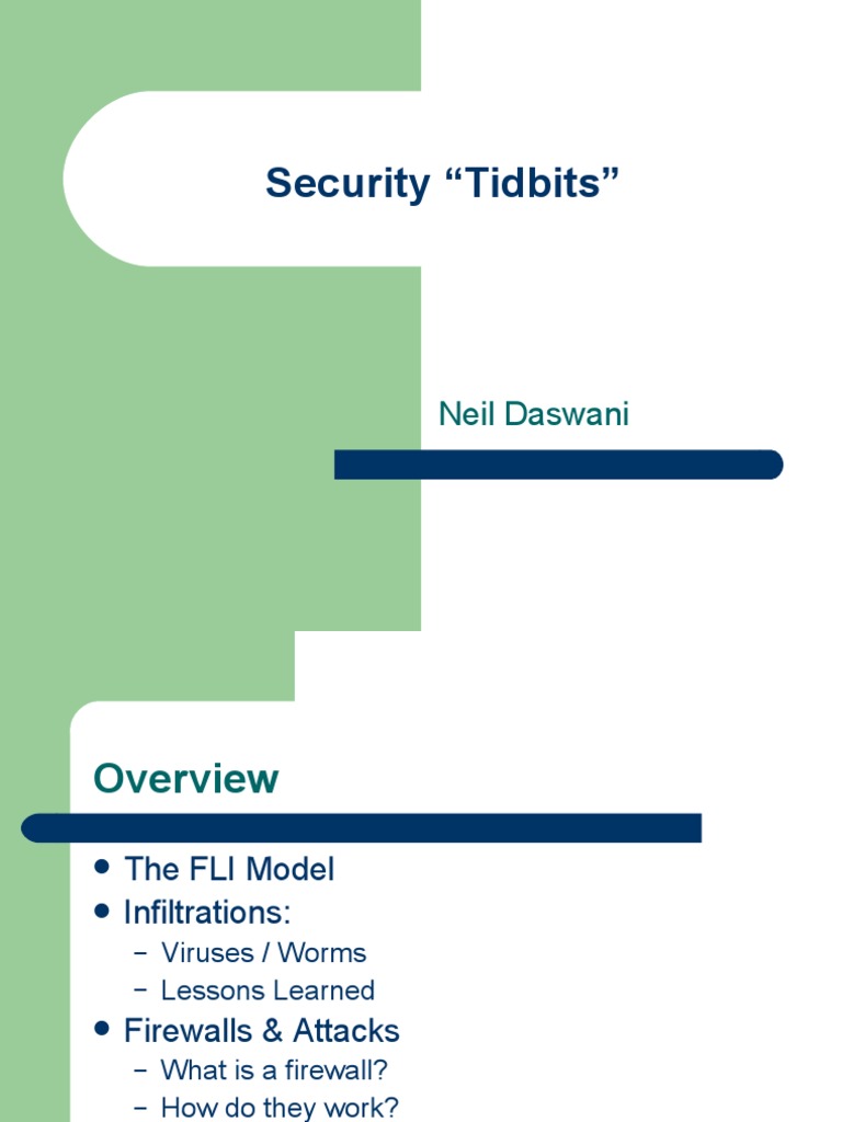 Security "Tidbits": Neil Daswani | PDF | Proxy Server | Computer Network