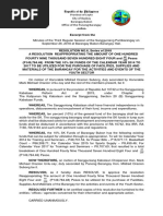 Resolution Realignment Sample Format | PDF | Philippines