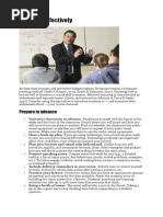 Silent Chalk Talk | PDF | Facilitator | Educational Assessment