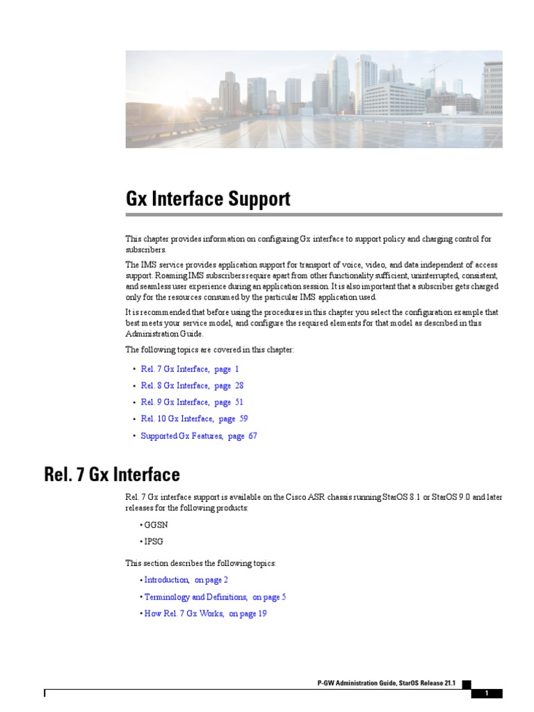 PGW-PCRF GX Interface Supports | PDF | Ip Multimedia Subsystem ...