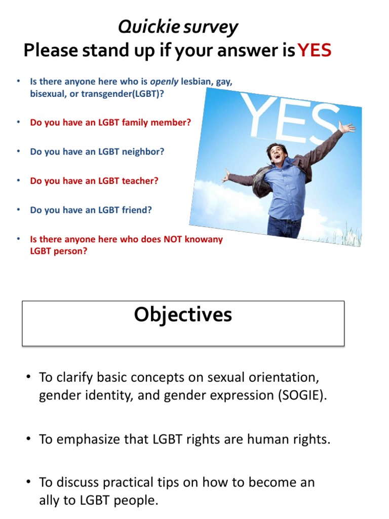 Sogie | PDF | Heterosexuality | Gender Identity