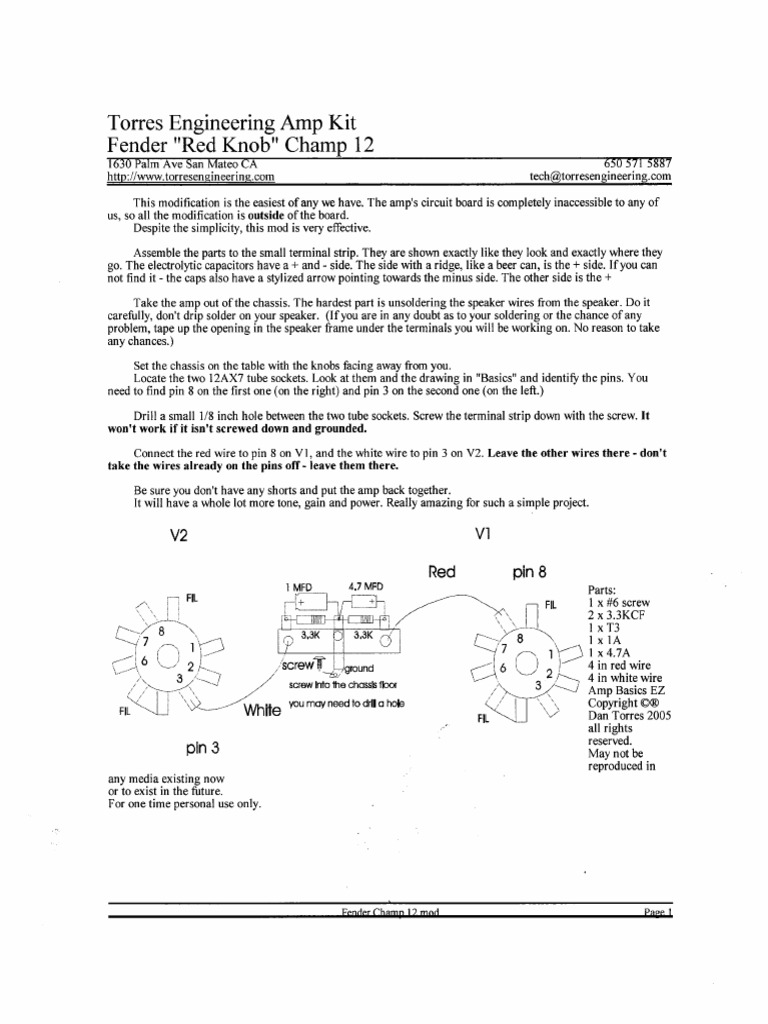 Torres Amp Modes | PDF