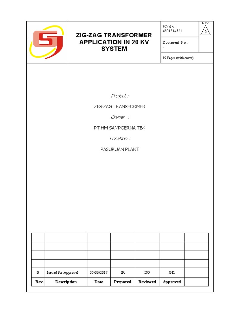 Zig-Zag Transformer Application in 20 KV System | PDF | Transformer ...