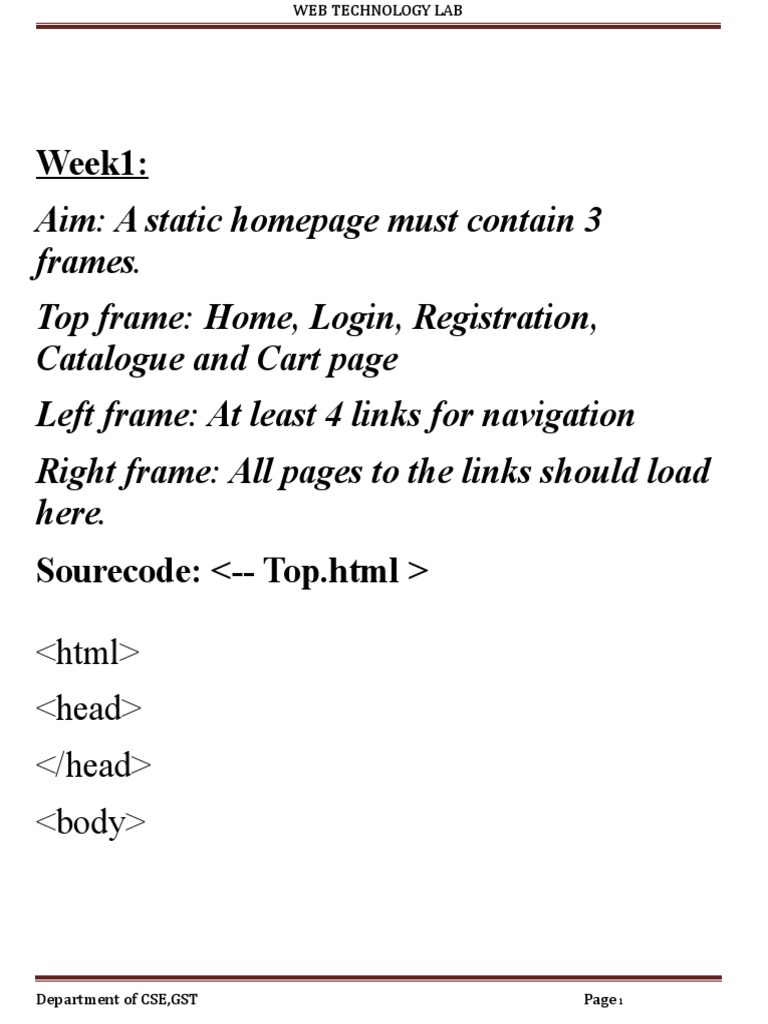 Gitam WT Lab Manual | PDF | Oracle Database | Xml