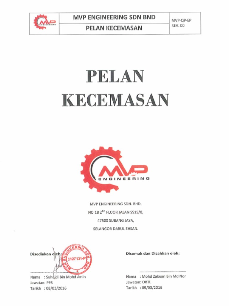 AELB Emergency Plan | PDF