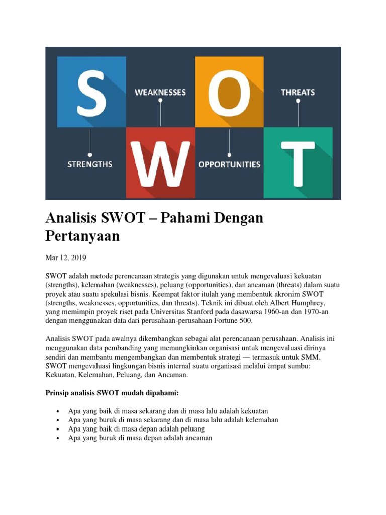 Swot | PDF