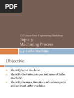 Lathe Machine and Its Opertaions | PDF | Metalworking | Industrial ...