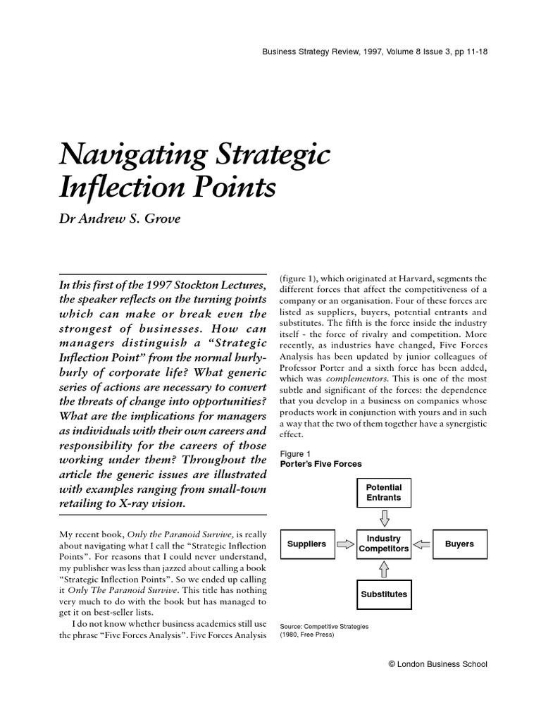 Strategic Inflection Point | PDF | Computing And Information Technology | Business