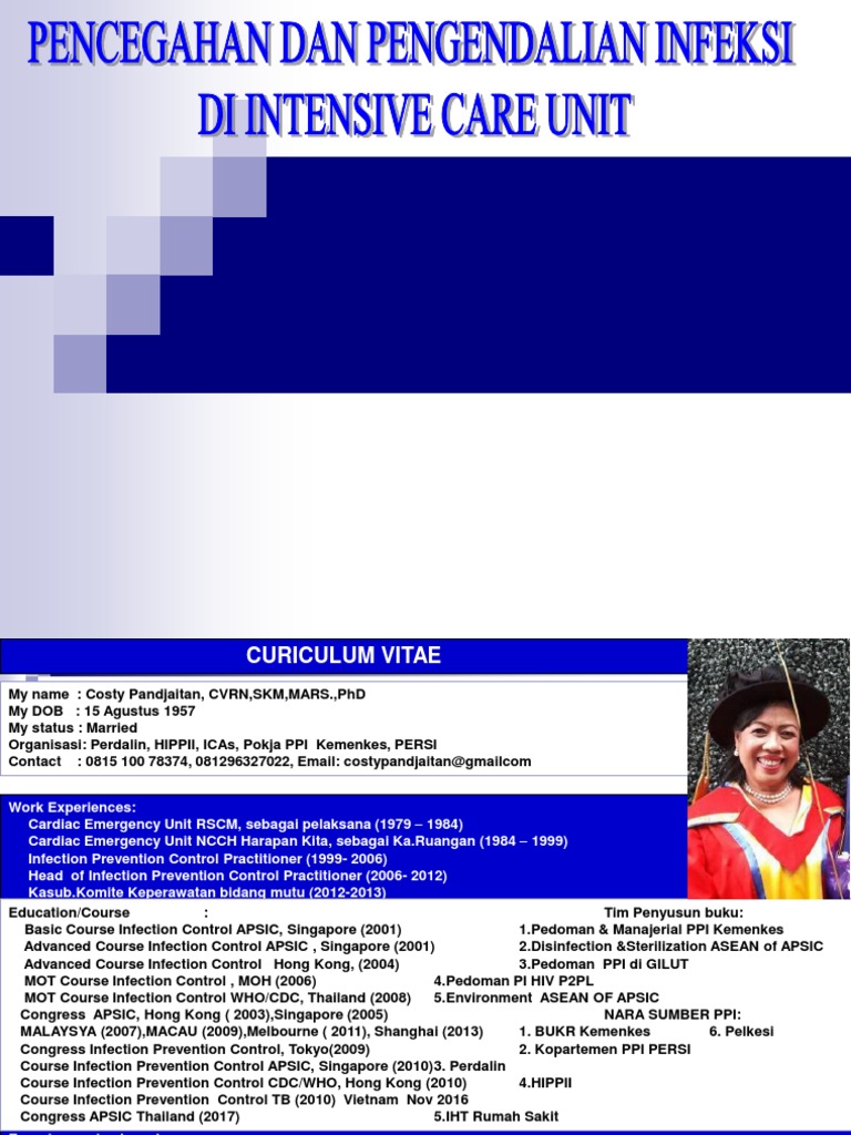 Ppi Di Icu RS Tiara | PDF | Infection Control | Medical Humanities