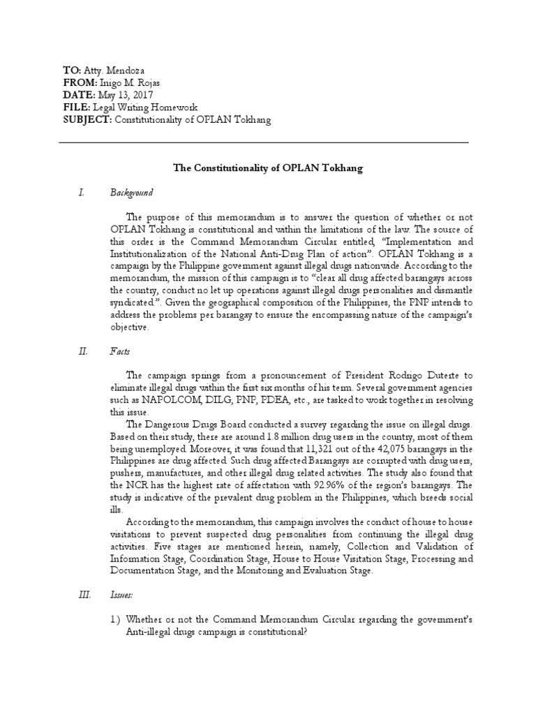 Oplan Tokhang | Download Free PDF | Search And Seizure | Law Enforcement