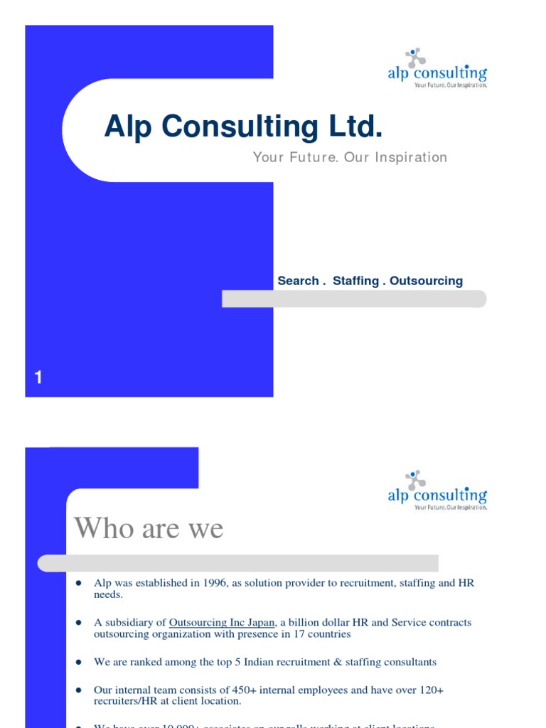 Alp Profile | PDF | Temporary Work | Recruitment