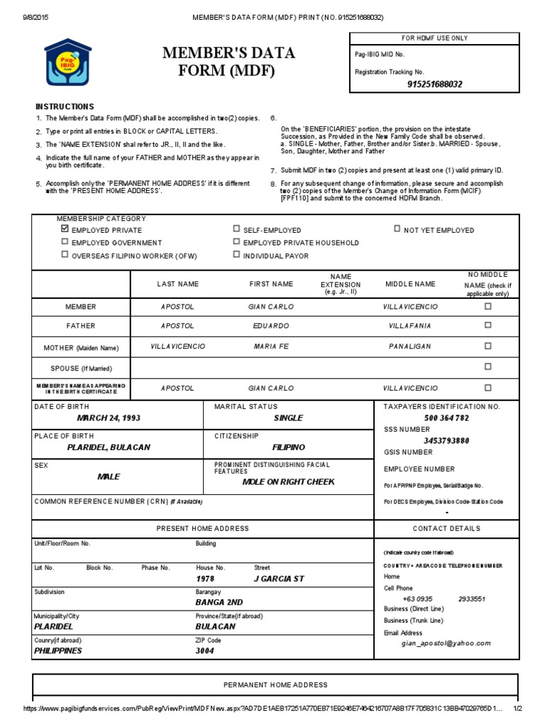 Pag Ibig MDF | PDF | Government Information | Government