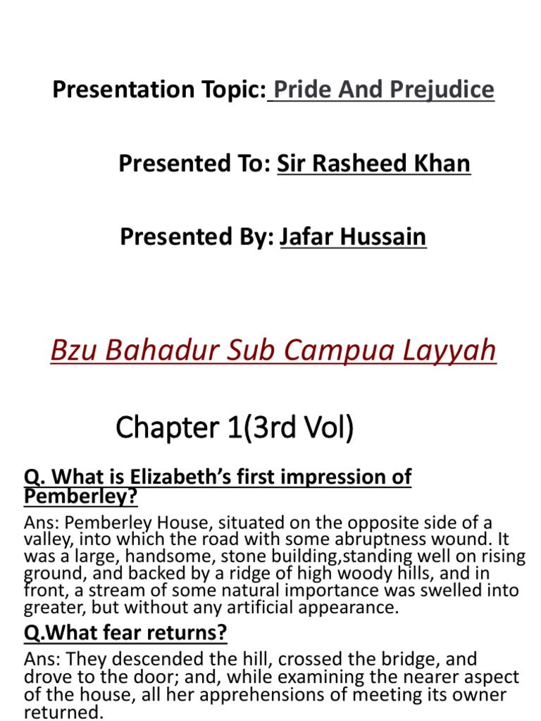 Presentation Topic: Presented To: Sir Rasheed Khan Presented By: Jafar ...