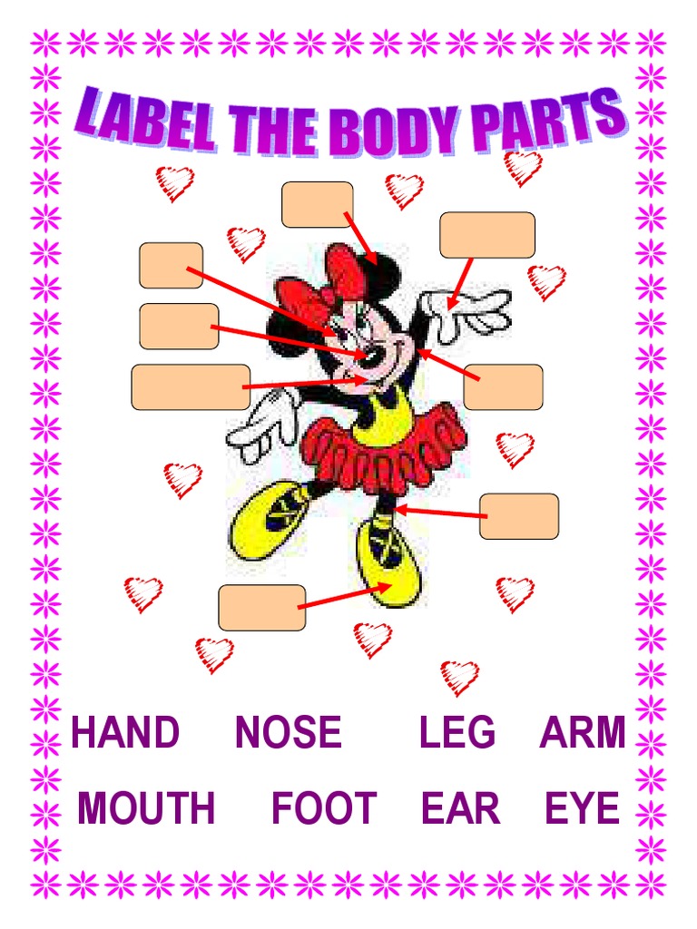 Minnie-Body Parts Part | PDF