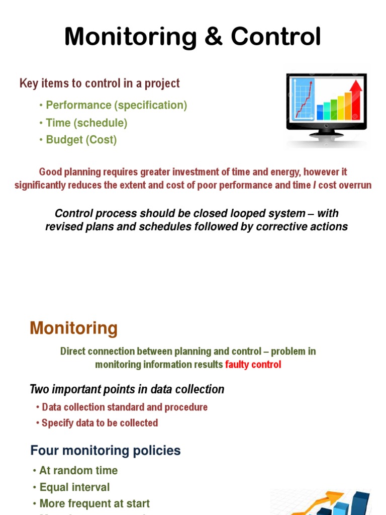 Monitoring & Control: Key Items To Control in A Project | PDF | Time ...