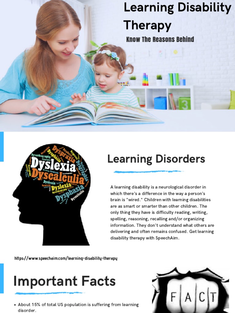 Learning Disability Therapy - Strengthen Your Speech Capabilities | PDF ...