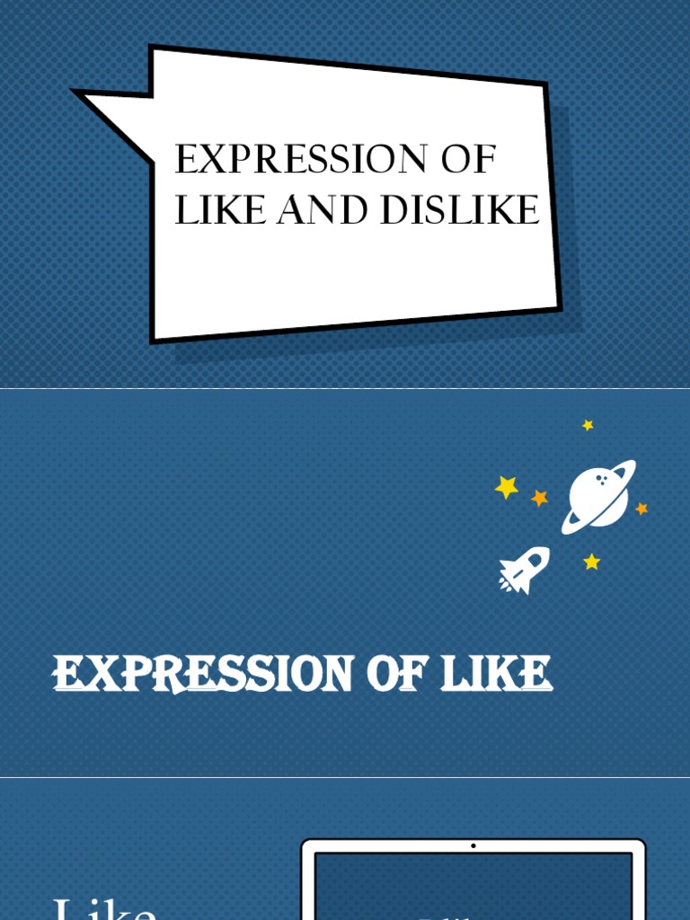 Expressions of Likes and Dislikes | PDF
