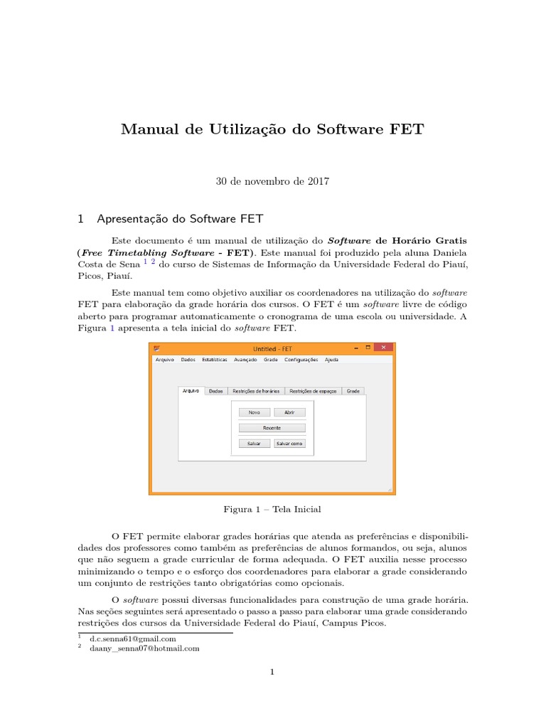 Manual de Utilização Do FET | PDF | Algoritmos | Opção (finanças)