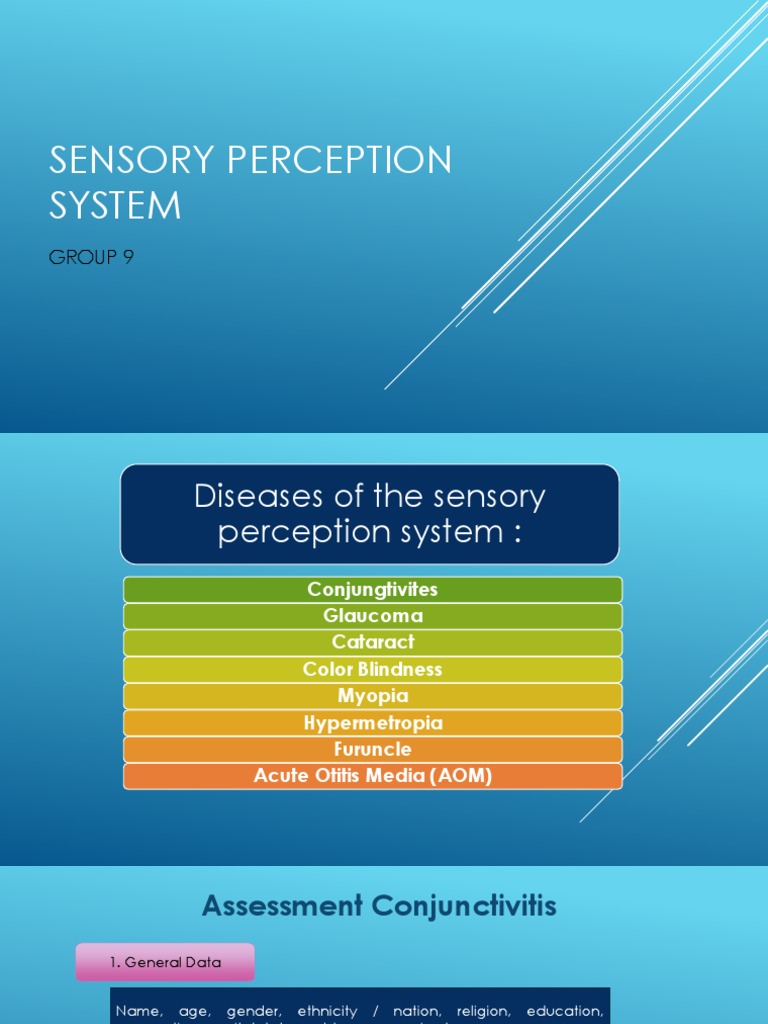Sensory Perception System English | PDF | Clinical Medicine | Medical ...