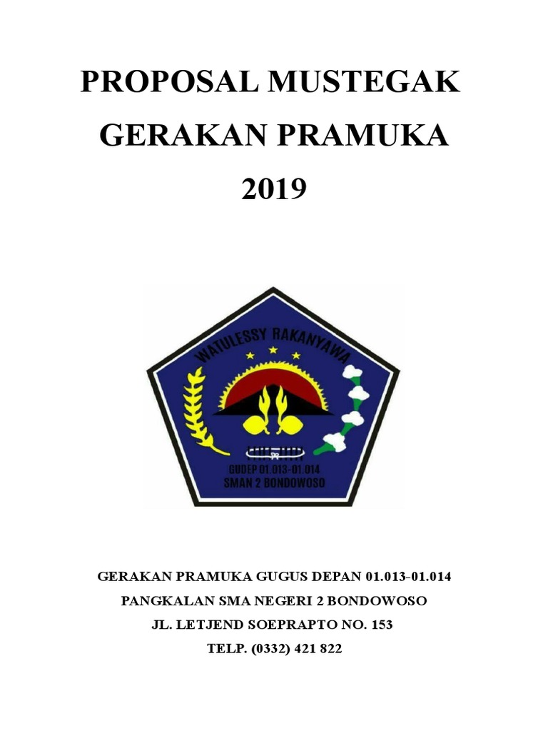 Proposal Kegiatan Mustegak 2019/2020 | PDF