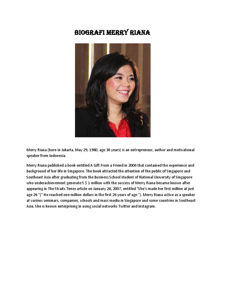 Biografi Merry Riana | PDF