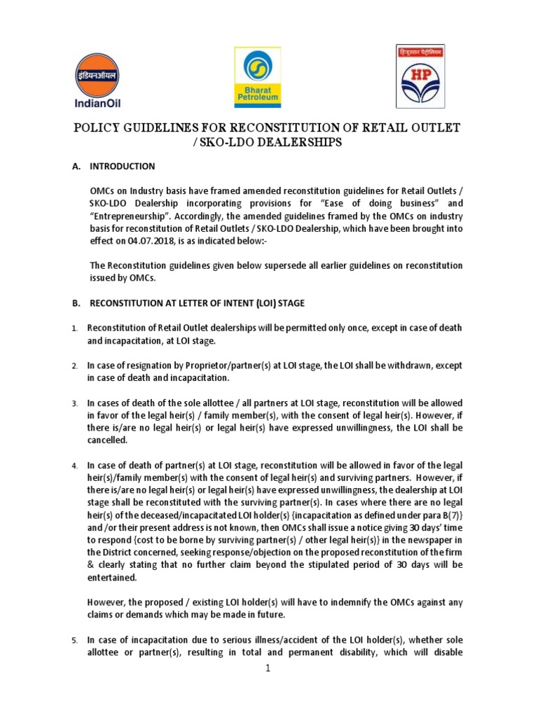 Reconstitution Guidelines | PDF | Identity Document | Government ...