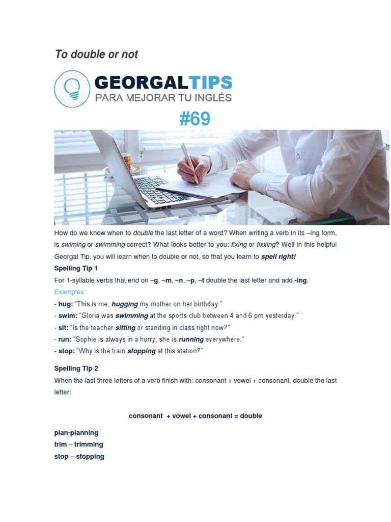 To Double or Not | PDF | Language Arts & Discipline | Home & Garden