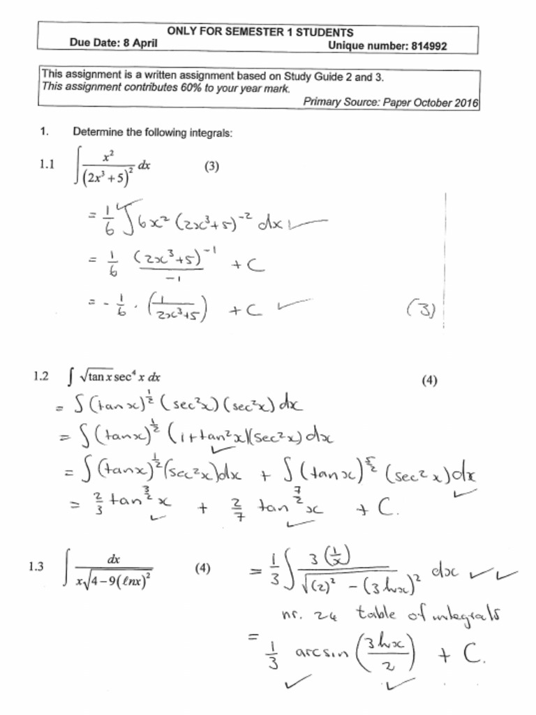 Mat2691 Solutions Assignment 2 Pdf
