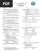 Quadrilaterals: Grade 9 Mathematic Worksheet | PDF | Rectangle ...