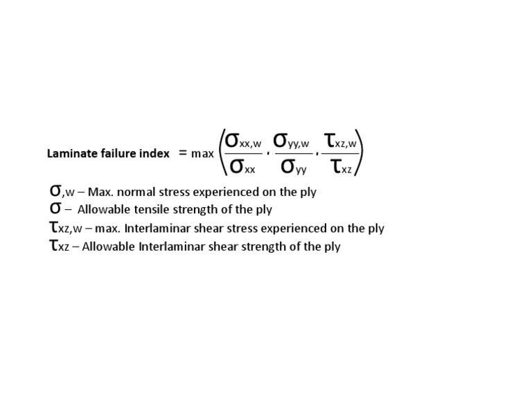 Equation - Max Stress Failure Theory | PDF