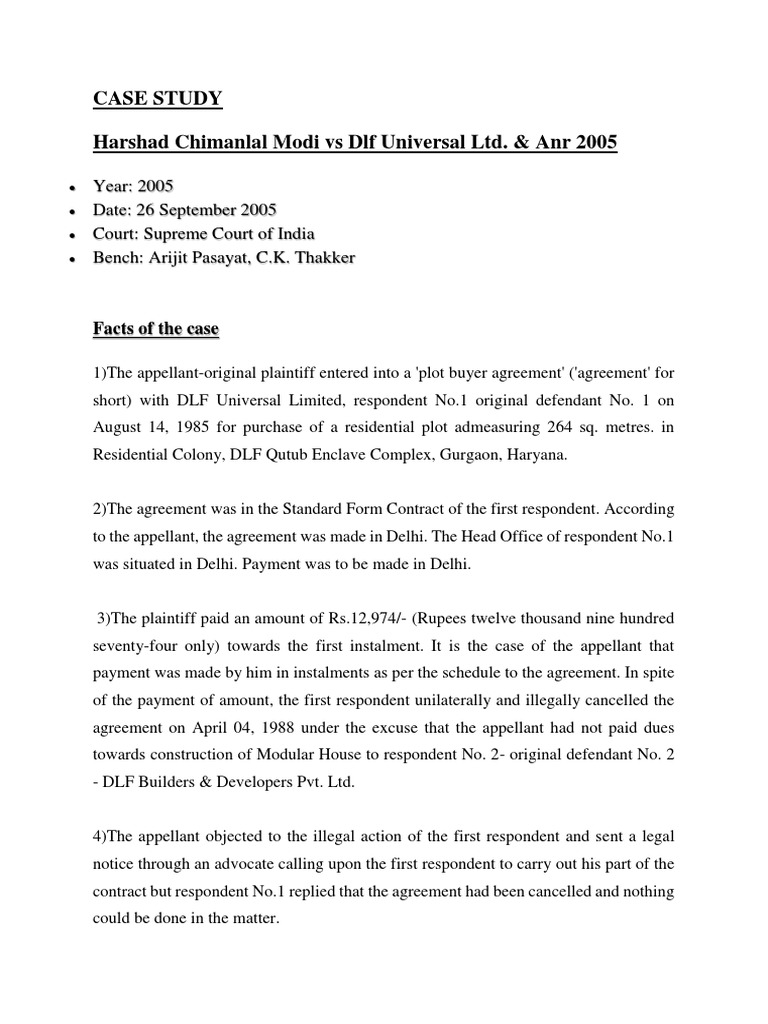 Case Study CPC | PDF | Lawsuit | Jurisdiction