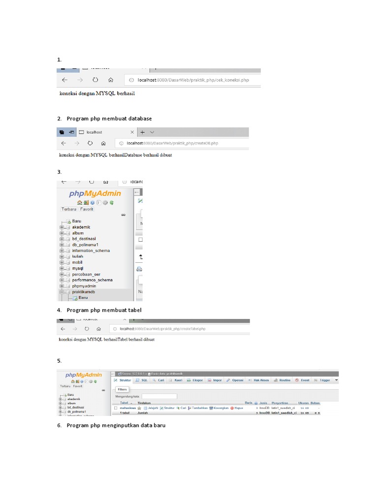 CRUD Jobsheet | PDF | Komputer