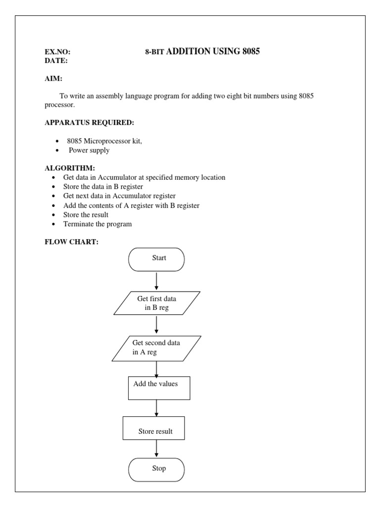 8 Bit Add-1 | PDF | Science & Mathematics | Computers